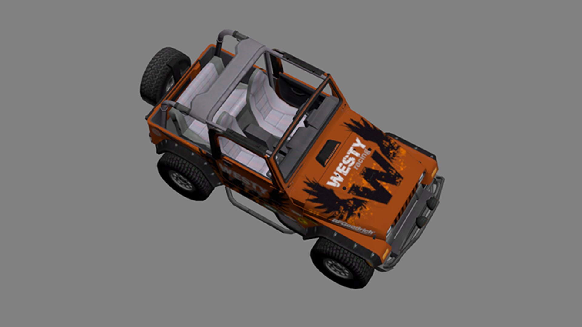 3D MudRoad-017-Offroad Sport Car II Western-Racing-Team-4x4 Car-3D Low ...