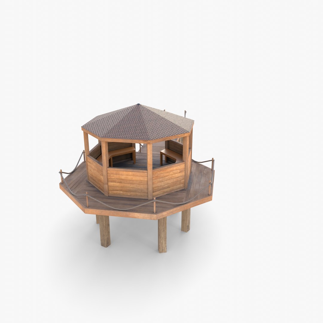 Pontoon Dock V4 3D Model - TurboSquid 2340663