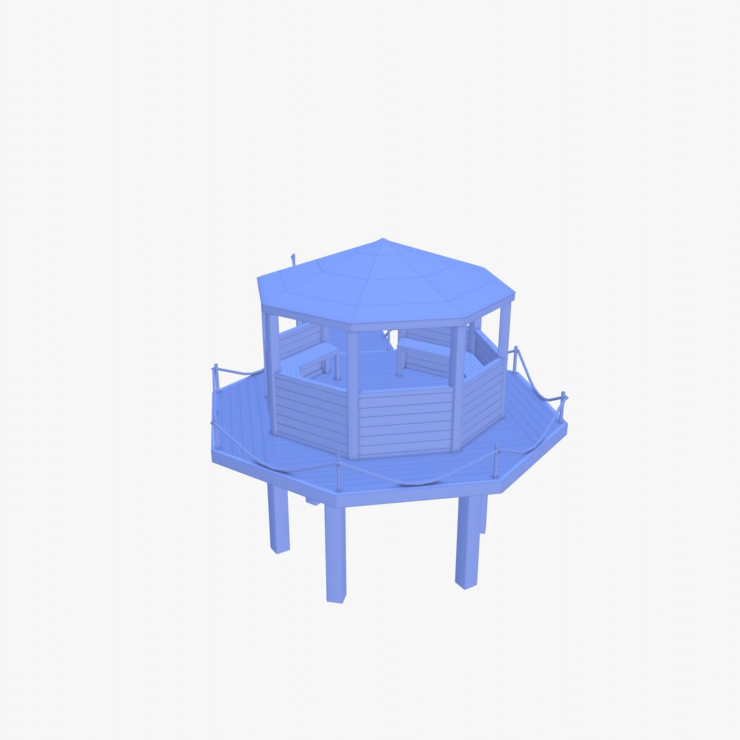 Pontoon Dock V4 3D Model - TurboSquid 2340663