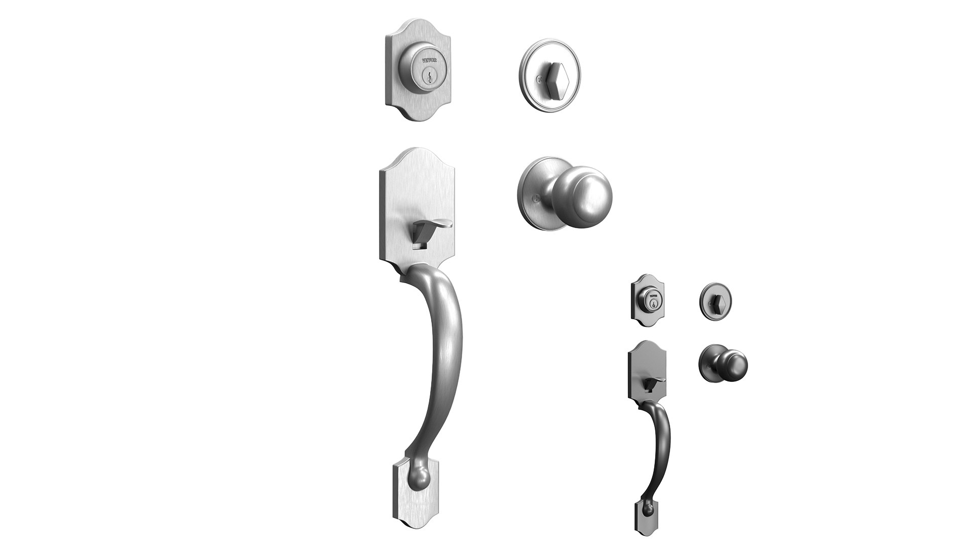 Free 3D Door Handle And Deadbolt Set Model - TurboSquid 2315434