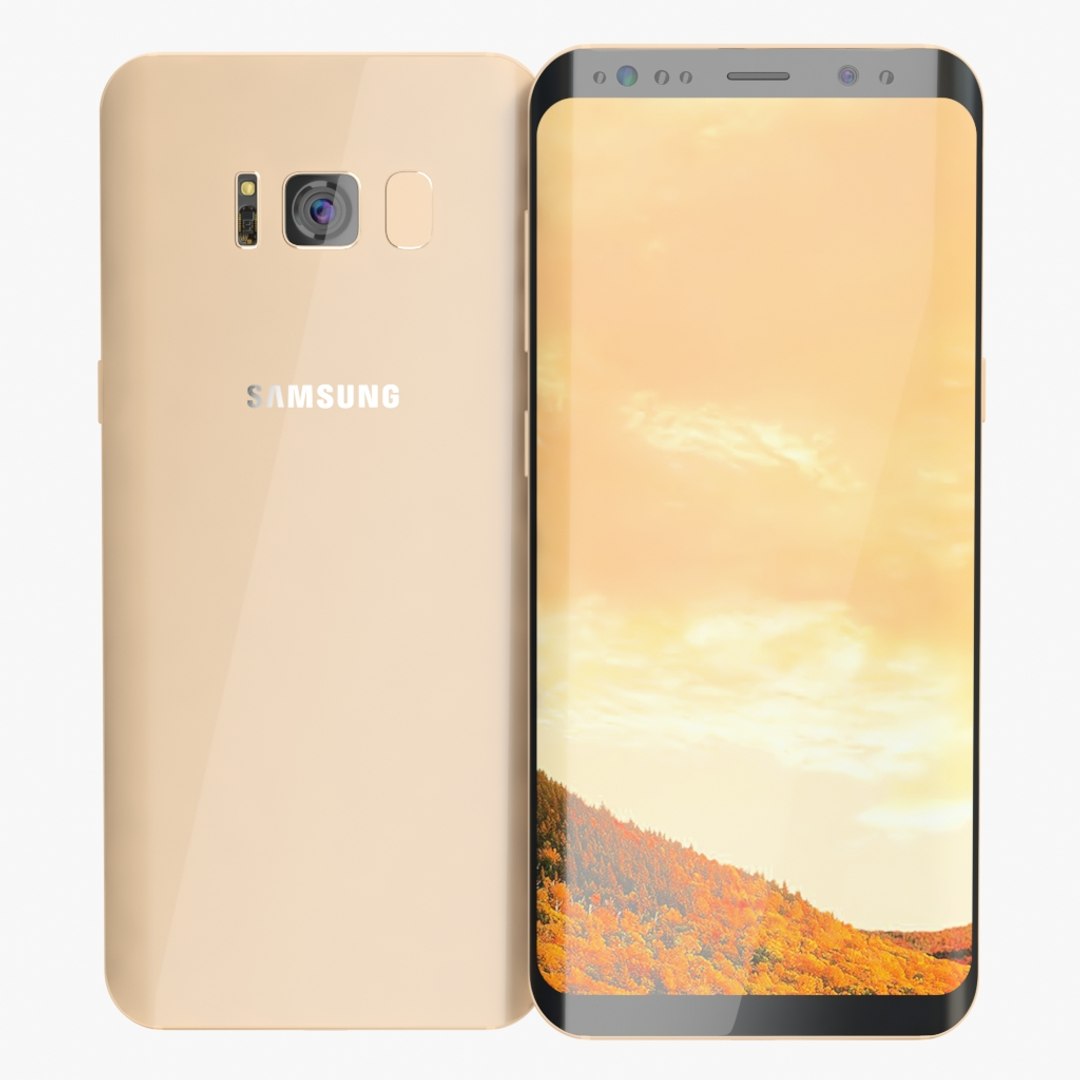 3D Samsung Galaxy S8 Maple Model | 1144287 | TurboSquid