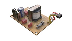 Electronic board model - TurboSquid 1467854