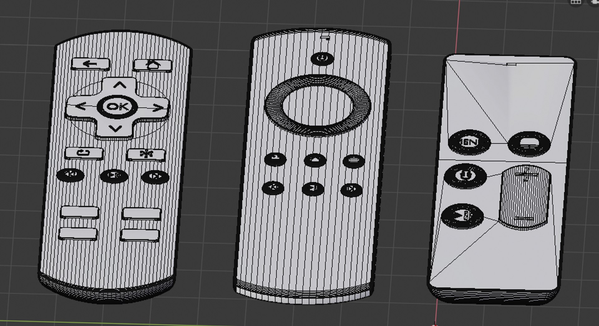 Tv Remote Model - TurboSquid 1402564