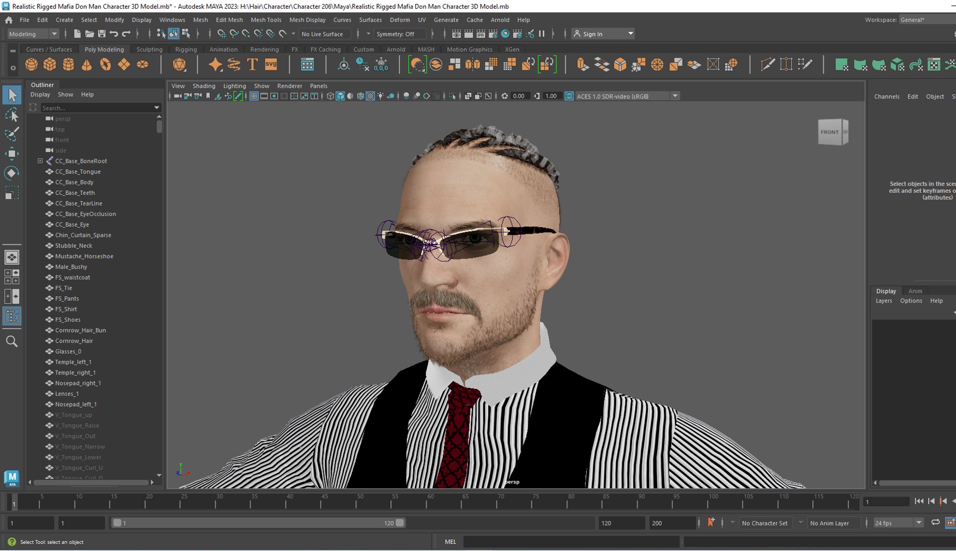 3D Realistic Rigged Mafia Don Man Character 3D Model - TurboSquid 2227980