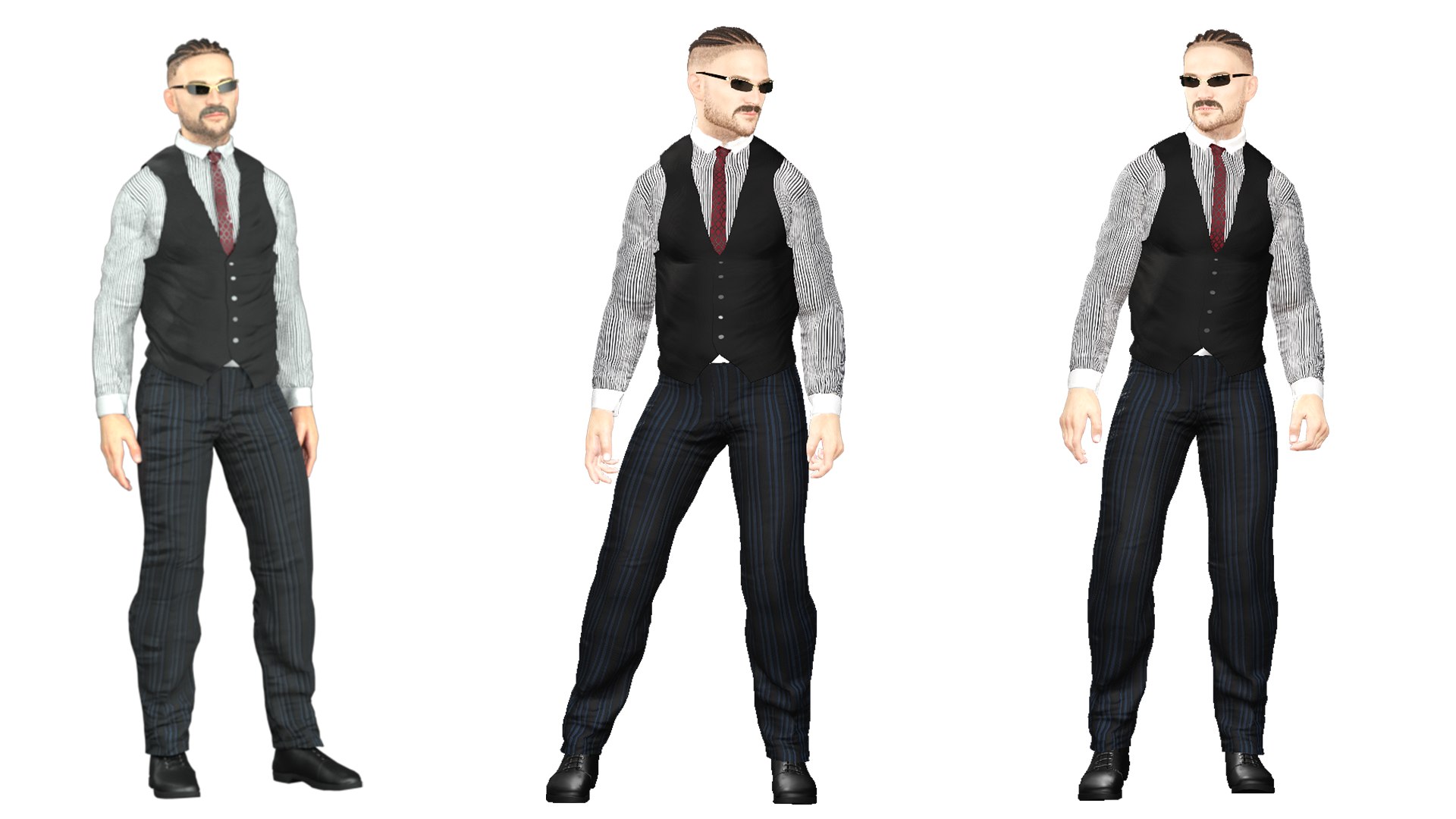3D Realistic Rigged Mafia Don Man Character 3D Model - TurboSquid 2227980