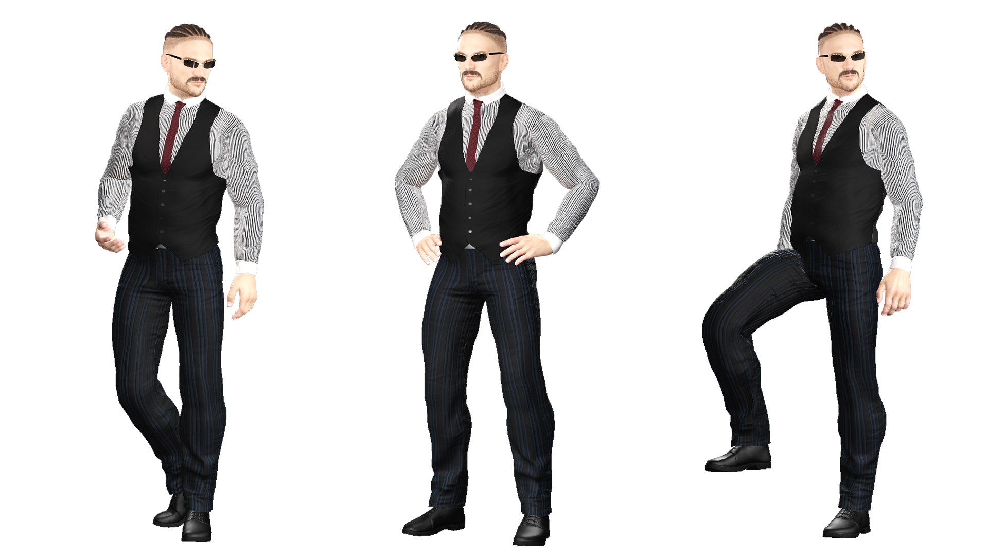 3D Realistic Rigged Mafia Don Man Character 3D Model - TurboSquid 2227980
