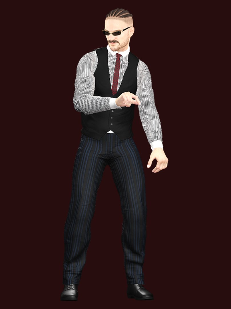 3D Realistic Rigged Mafia Don Man Character 3D Model - TurboSquid 2227980
