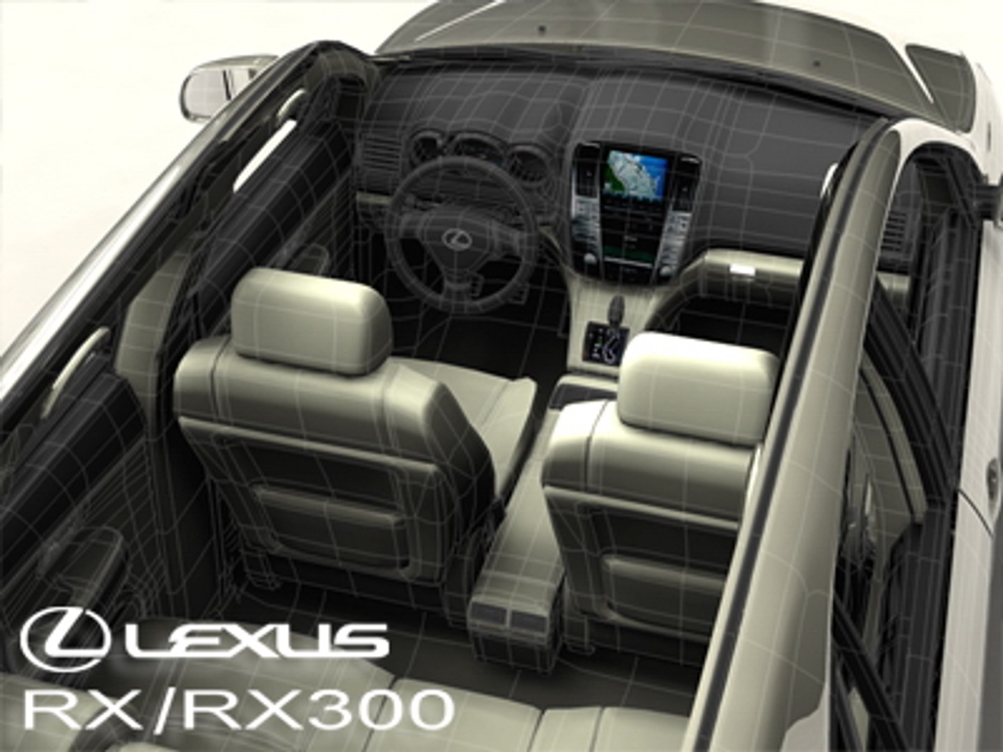 car interior 3d model