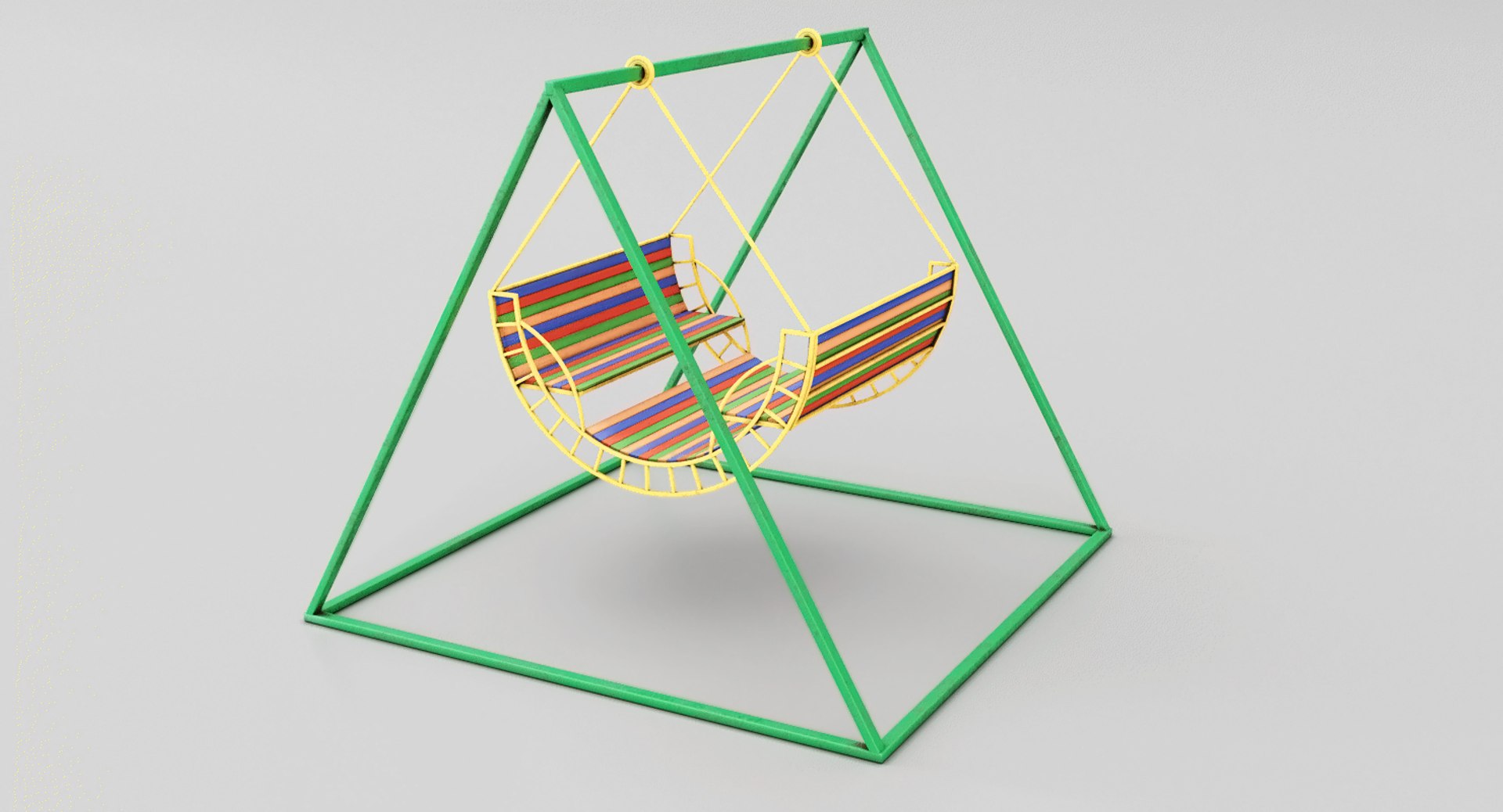 Childrens Swing Symmetry 3D Model - TurboSquid 1302842