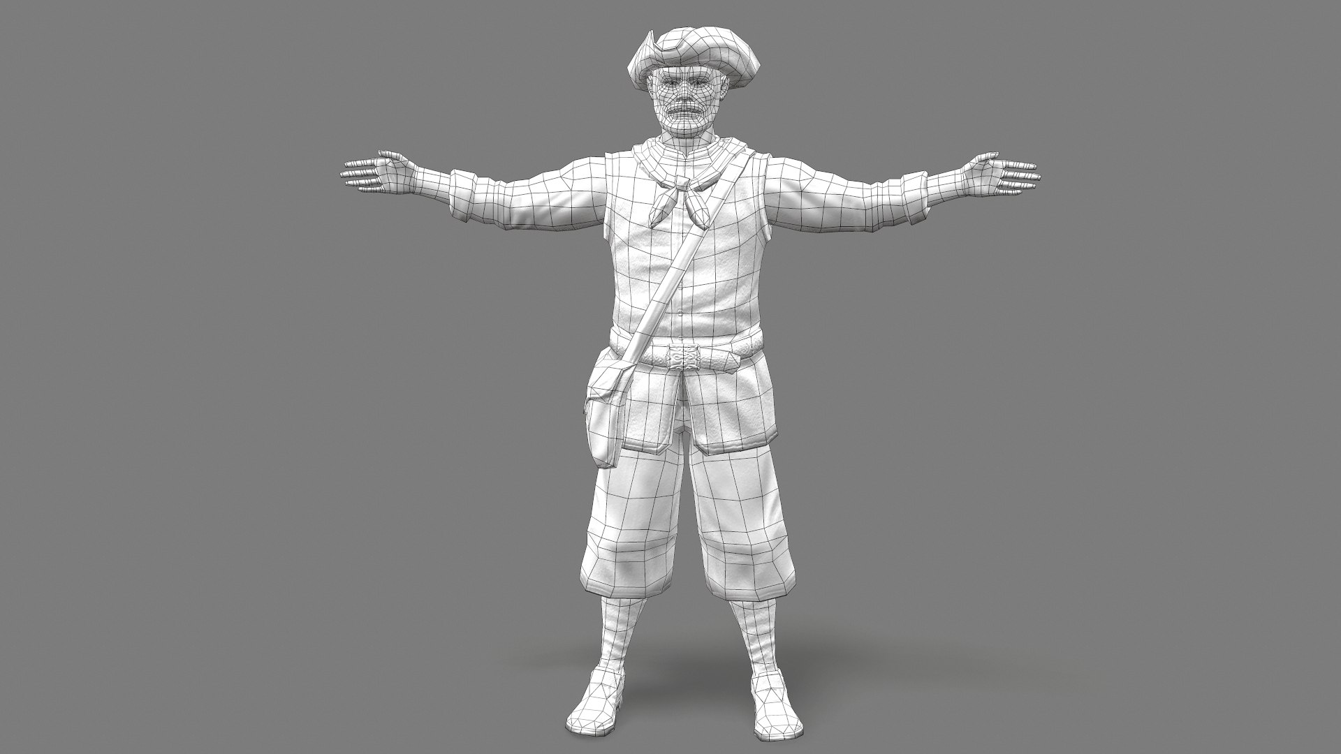 3D Medieval Merchant Model - TurboSquid 2100042