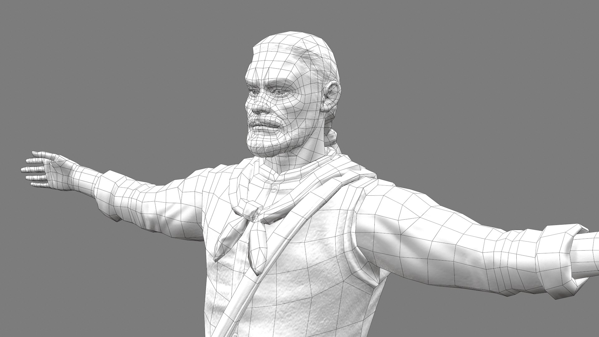 3D Medieval Merchant Model - TurboSquid 2100042