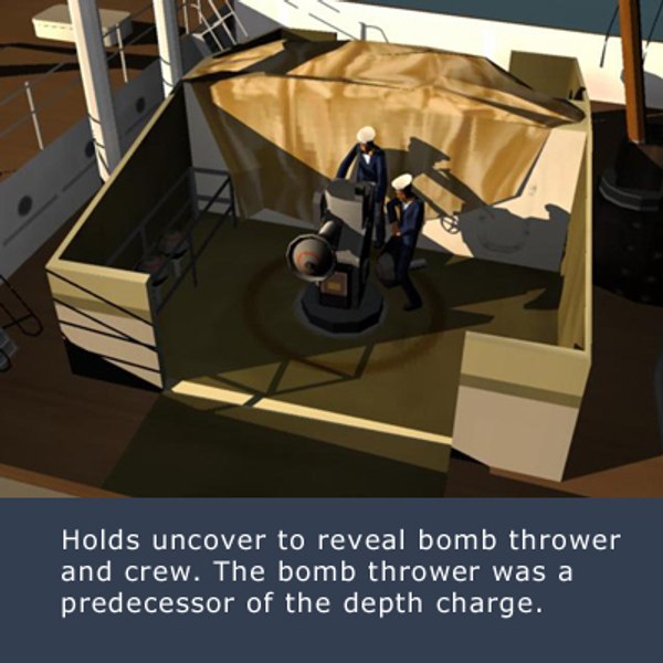 ww1 q-ship ship 3d model