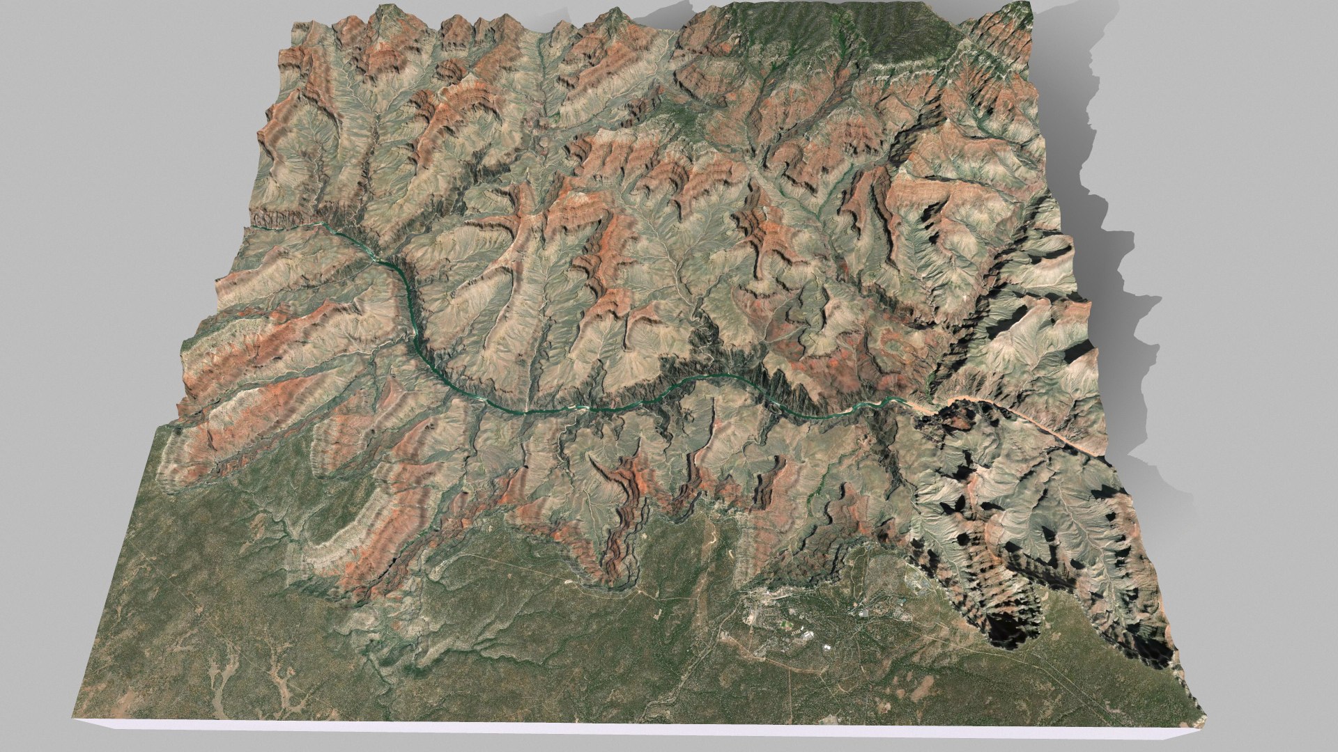 Mountain landscape Grand Canyon Arizona USA 3D model - TurboSquid 2104416