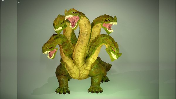 3D Hydra dragon monster - TurboSquid 2009541