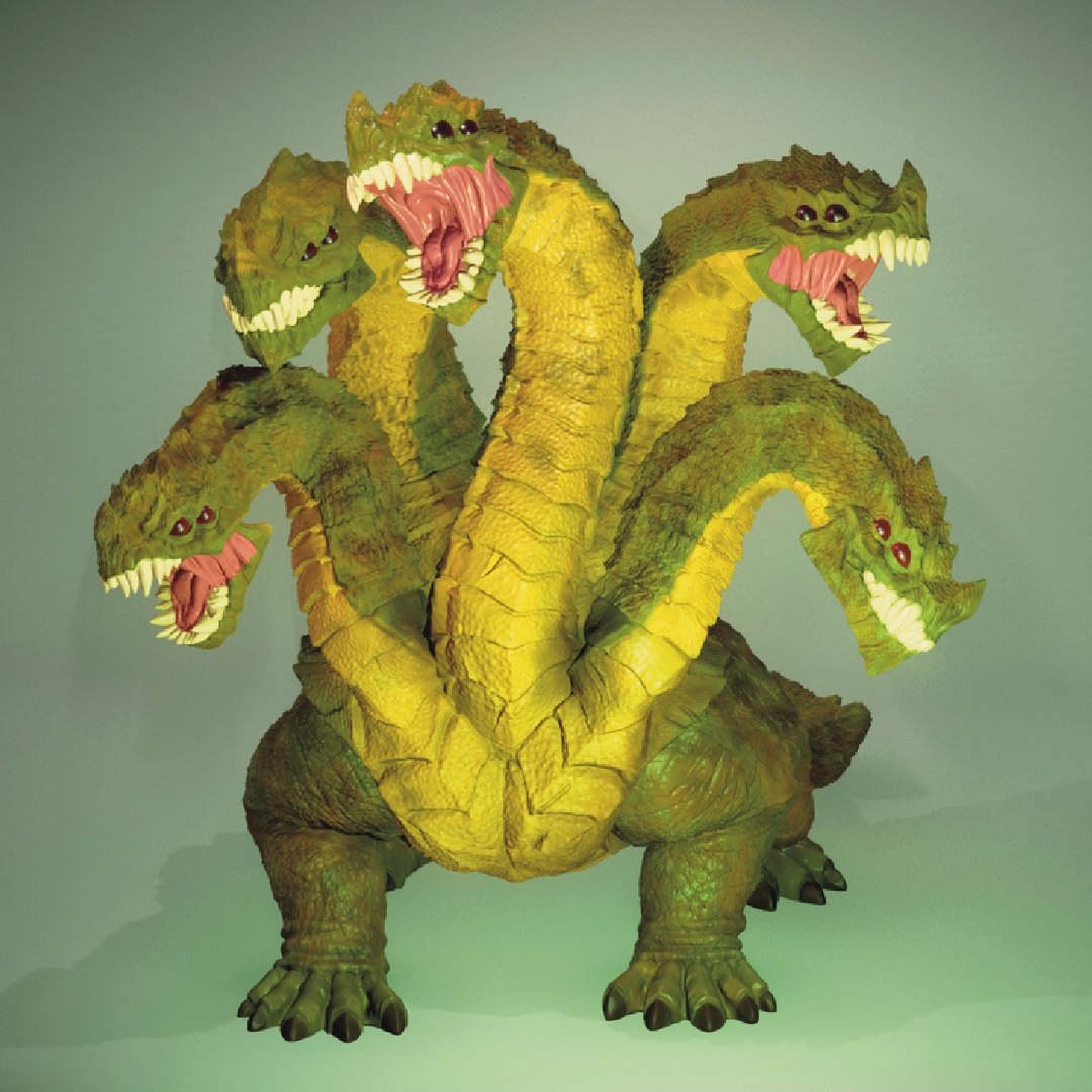 3D Hydra dragon monster - TurboSquid 2009541