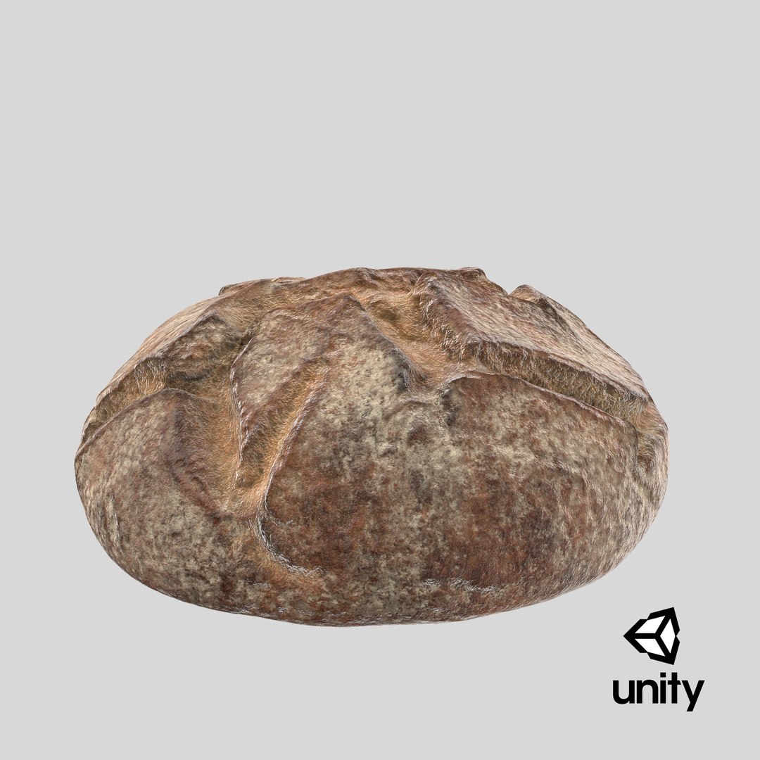 3d Model Bread Loaf 01