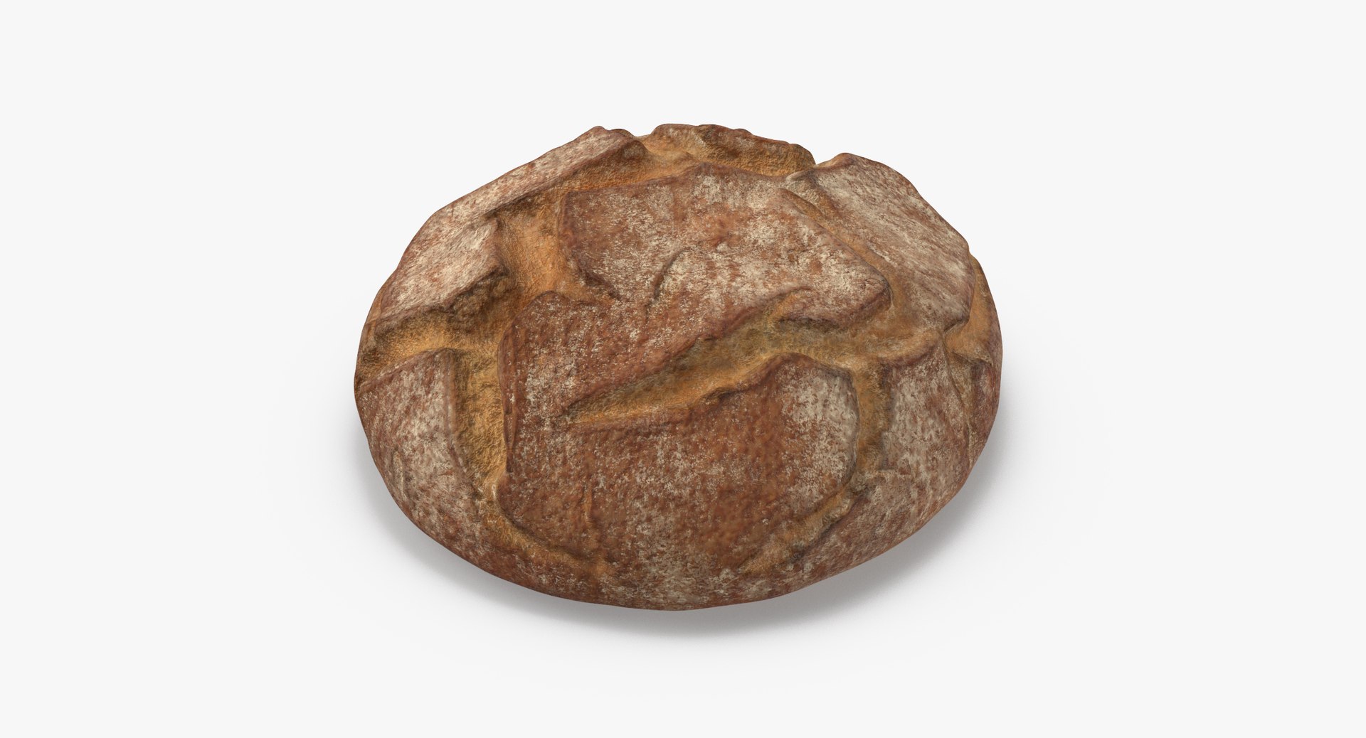 3d Model Bread Loaf 01
