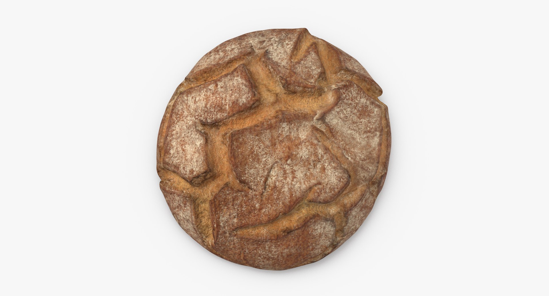 3d Model Bread Loaf 01
