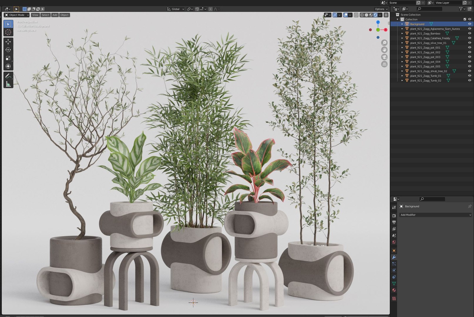 3D Model Plants Collection 921 - TurboSquid 2044107