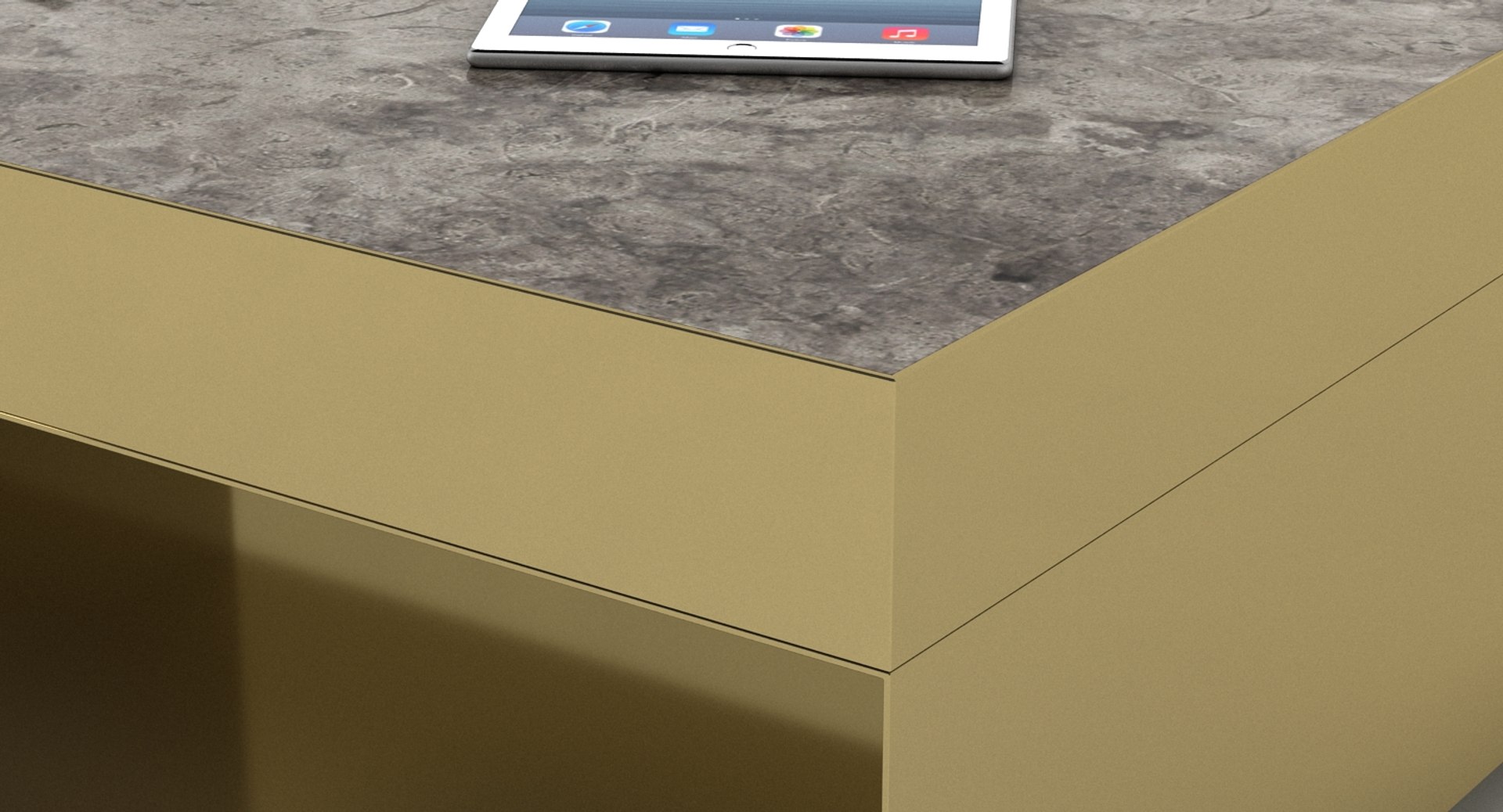 Elliott rectangular table 3D model - TurboSquid 1201754