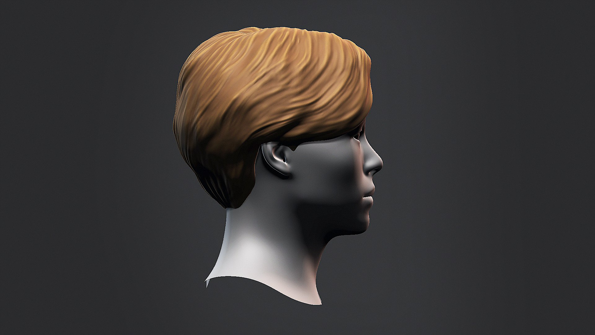Free Hair - Low Poly Hairstyles Free Sample 3D Model - TurboSquid 1836795