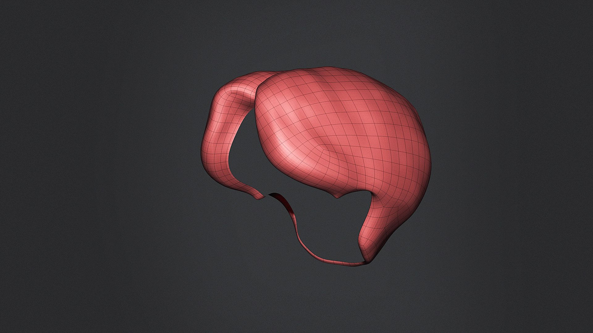 Free Hair - Low Poly Hairstyles Free Sample 3D Model - TurboSquid 1836795