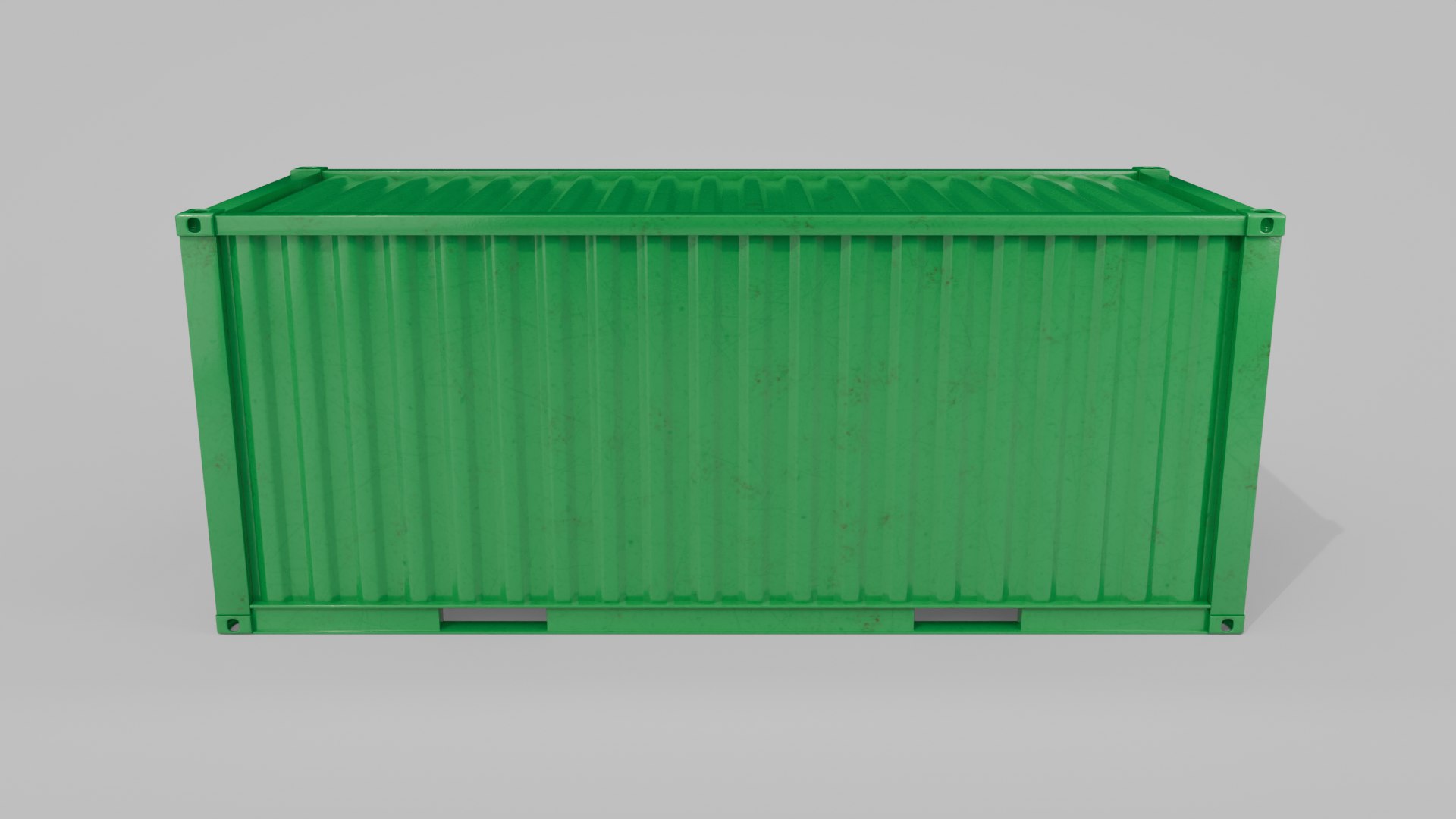 20ft Modified Shipping Container Room - Versatile Modular Space 3D ...