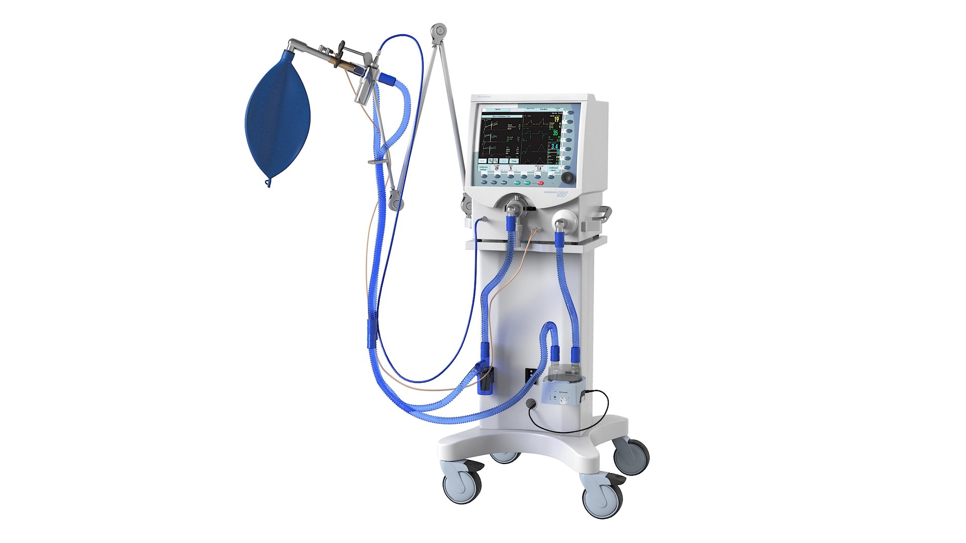 Medical Artificial Lung Ventilation Model - TurboSquid 1532880