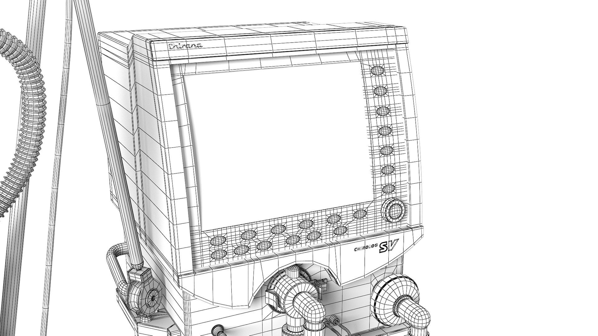 Medical Artificial Lung Ventilation Model - TurboSquid 1532880