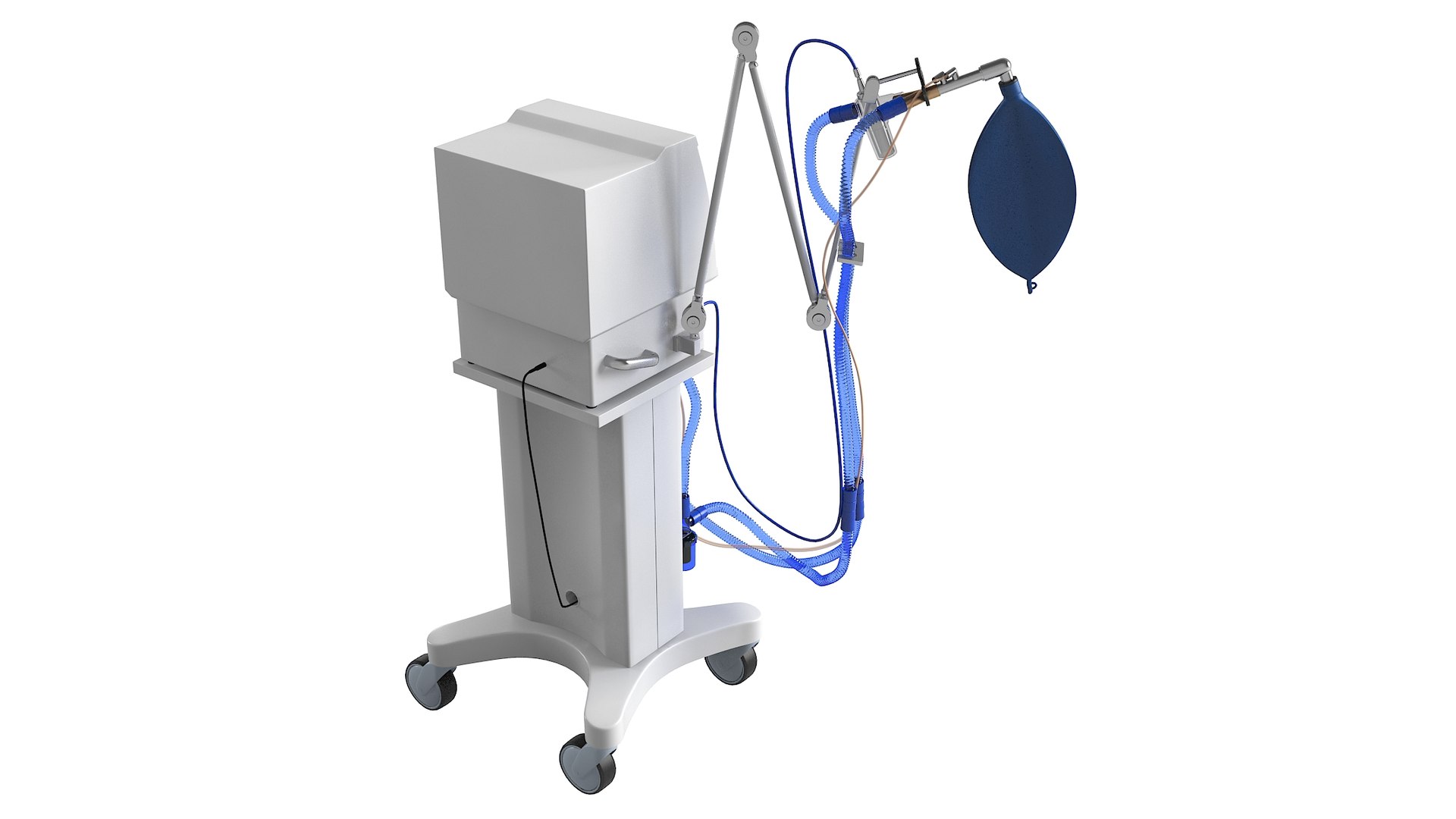 Medical Artificial Lung Ventilation Model - TurboSquid 1532880