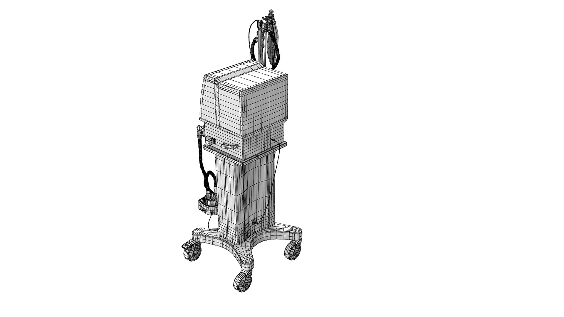 Medical Artificial Lung Ventilation Model - TurboSquid 1532880