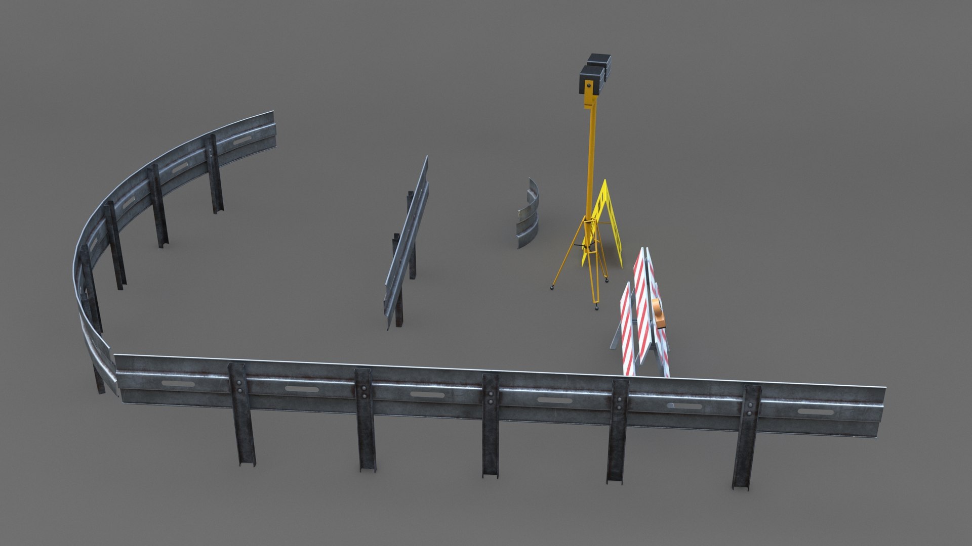 Element Street Scene 3D Model - TurboSquid 1448769