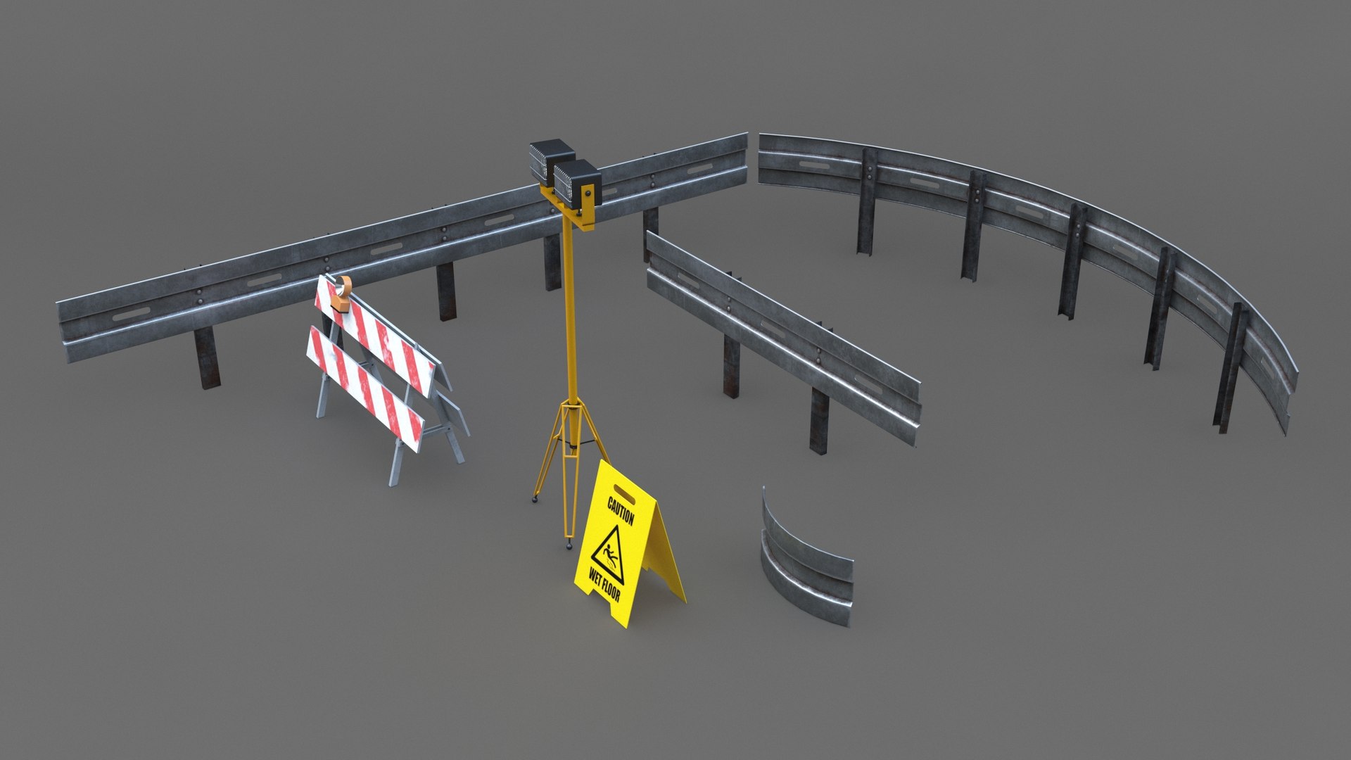 Element Street Scene 3D Model - TurboSquid 1448769