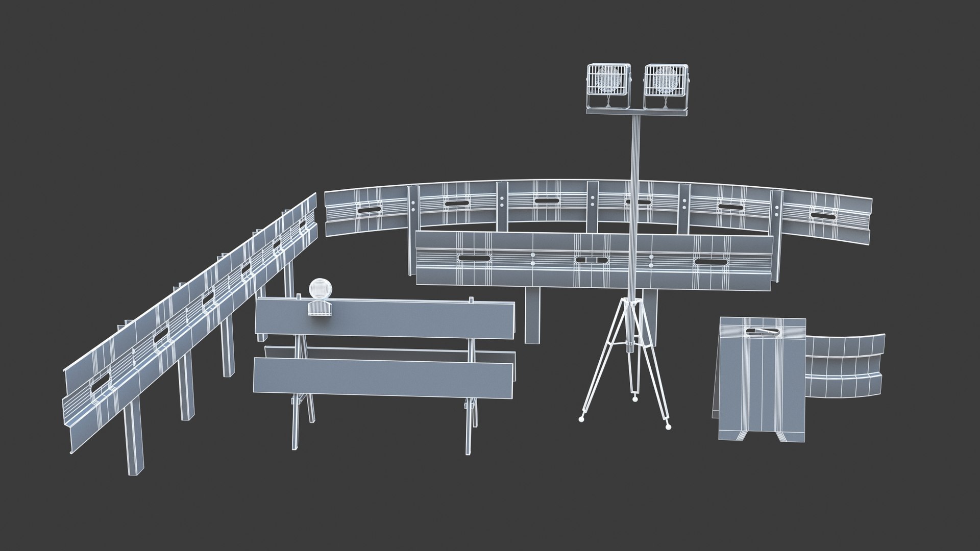 Element Street Scene 3D Model - TurboSquid 1448769