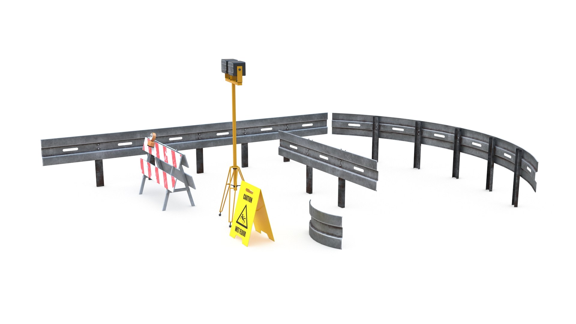 Element Street Scene 3D Model - TurboSquid 1448769