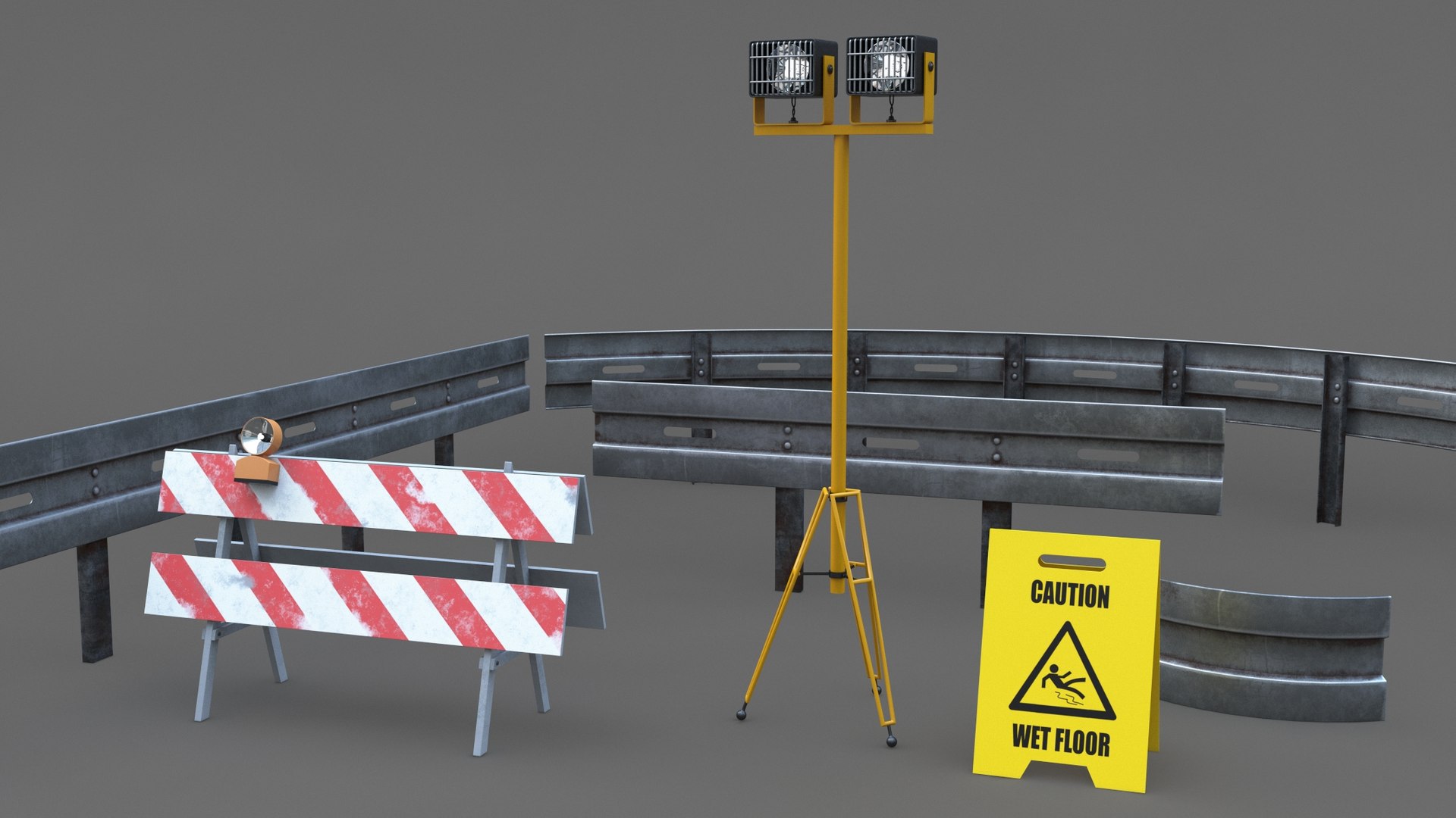 Element Street Scene 3D Model - TurboSquid 1448769