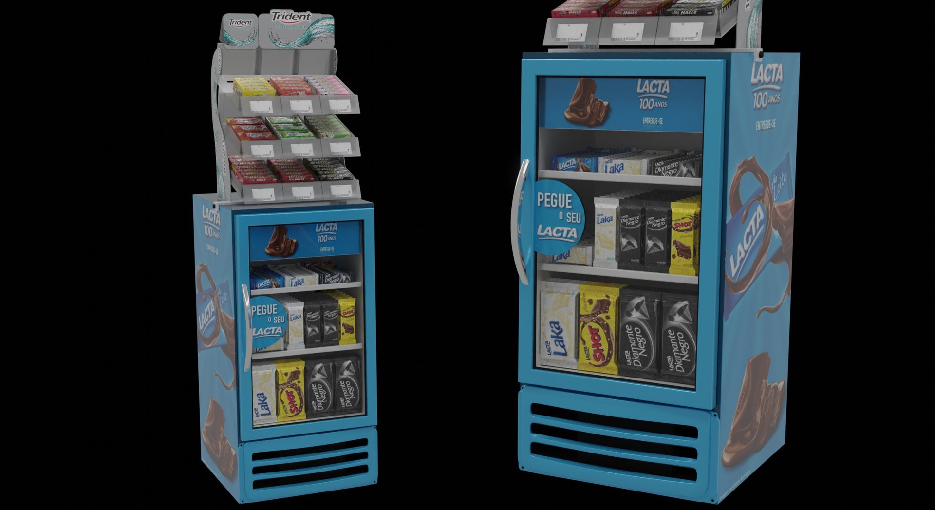 Chocolate Fridge Model - TurboSquid 2219549