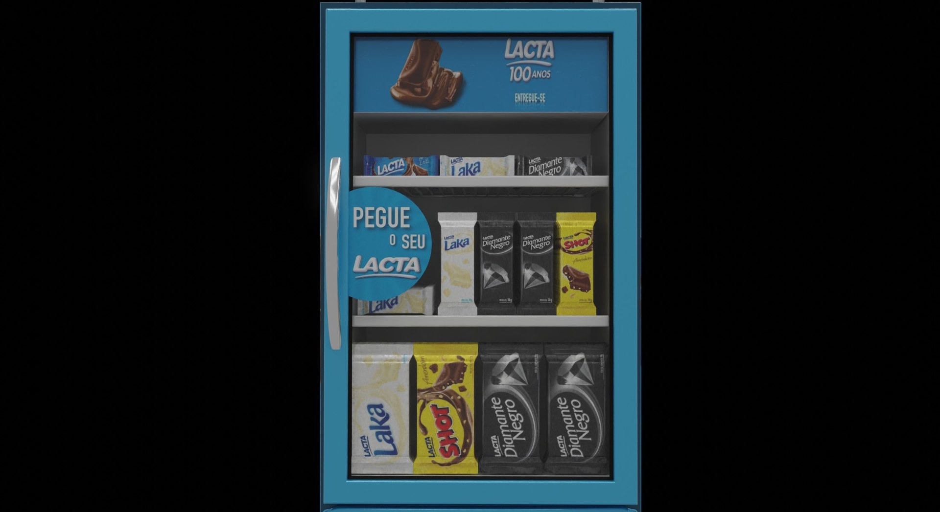 Chocolate Fridge Model - TurboSquid 2219549