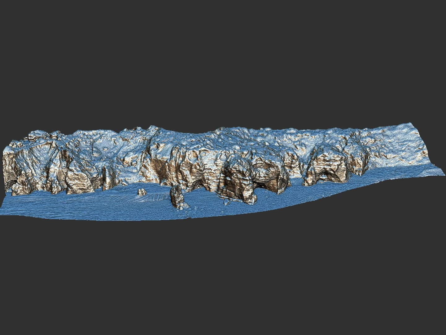 Ocean cliff 16k 3D model - TurboSquid 1412659