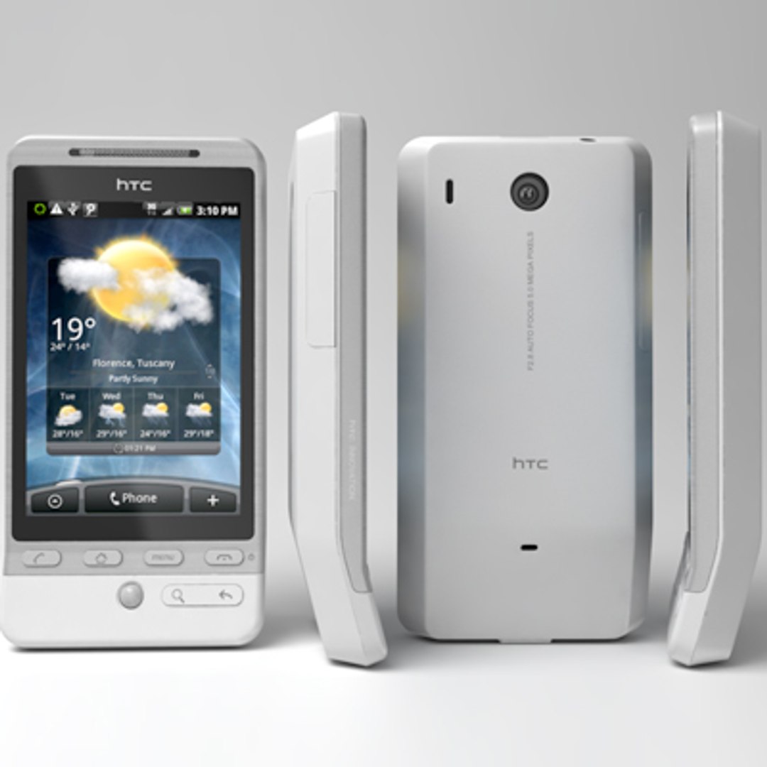 Htc Hero Communicator Android 3d Model