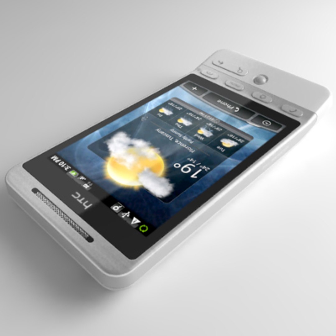 Htc Hero Communicator Android 3d Model