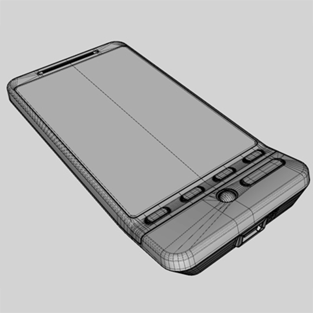 Htc Hero Communicator Android 3d Model