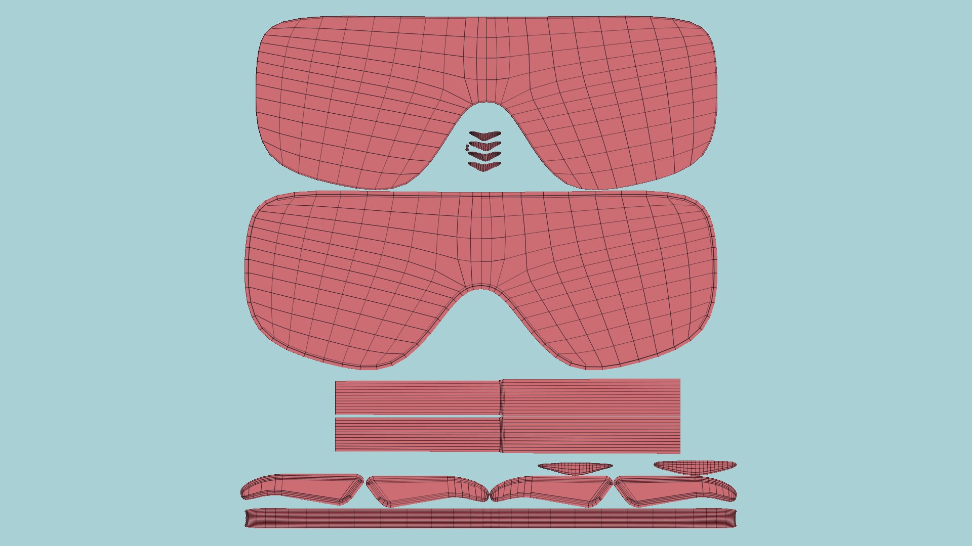 Sunglass I07 Silver - Character Design Fashion 3D Model - TurboSquid ...