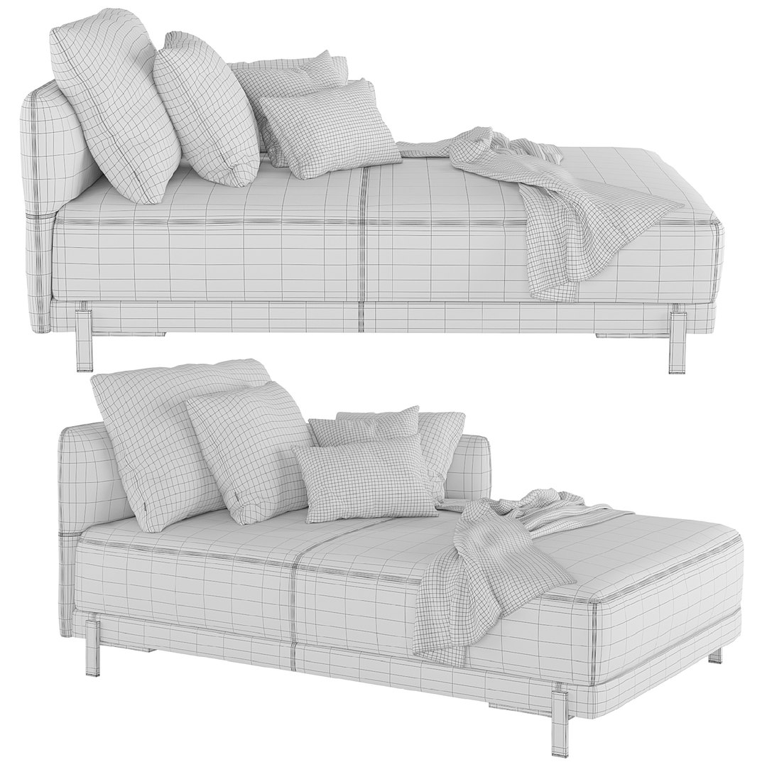 3D Model Daybed Matthew - TurboSquid 2205556