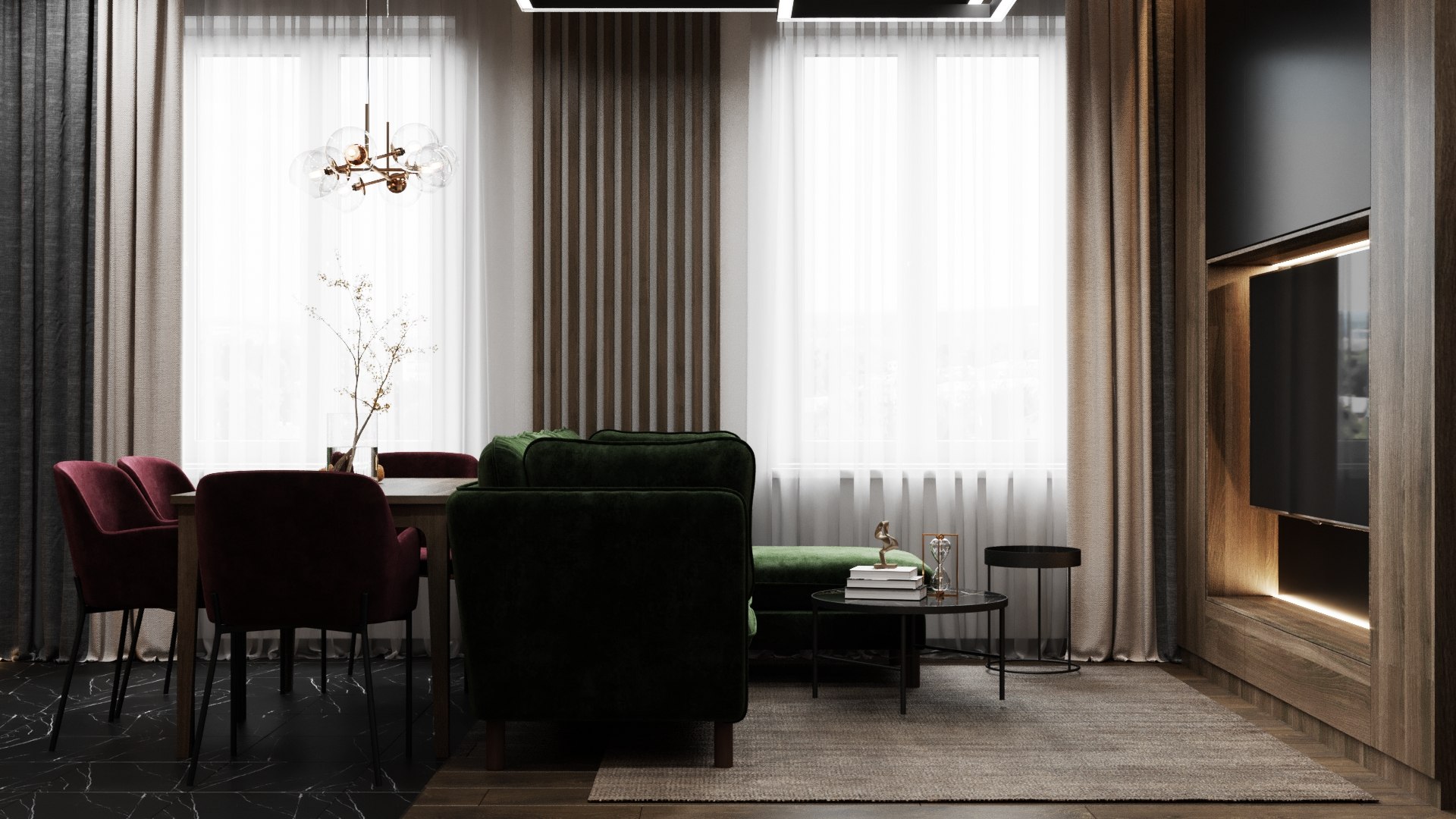 3D model apartment interior design scene - TurboSquid 1498839