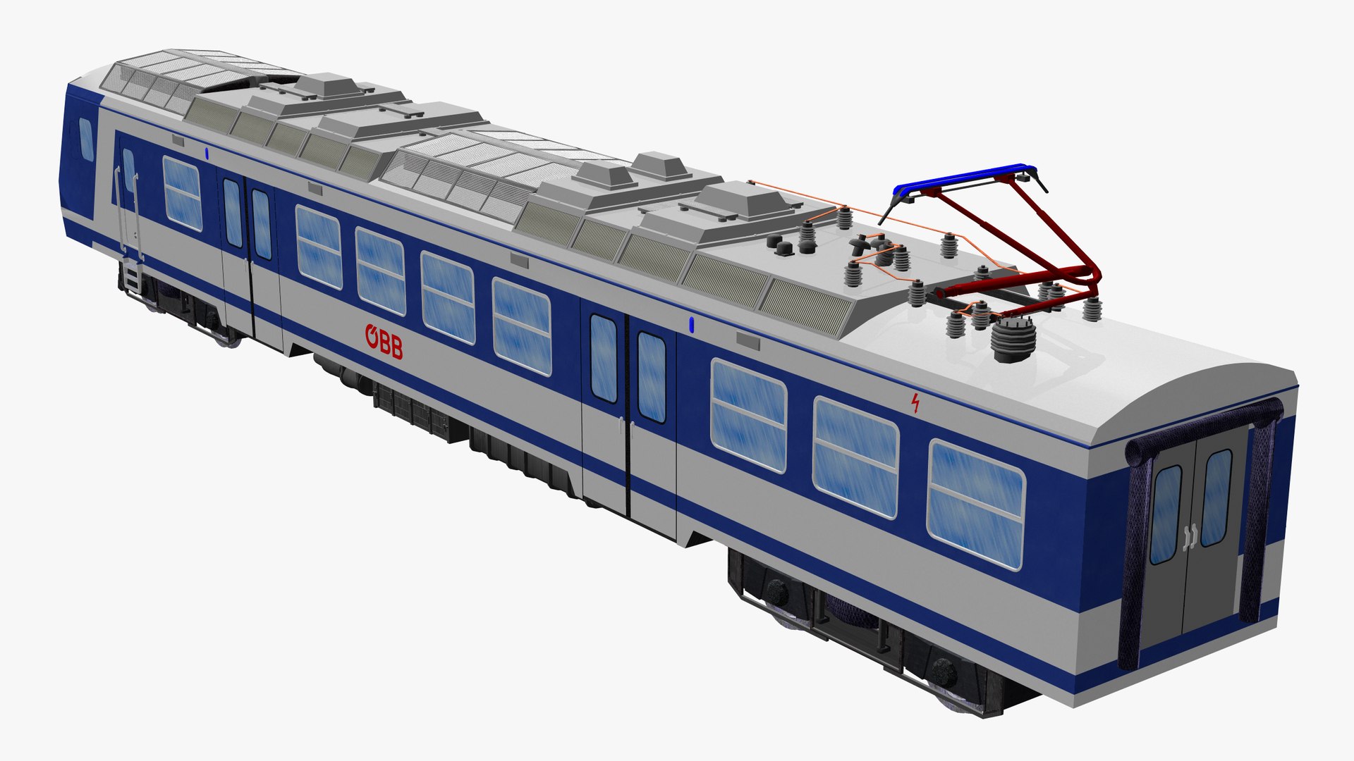 3D Oebb Class 4020 Passenger Train - Schnellbahn Model - TurboSquid 1999148