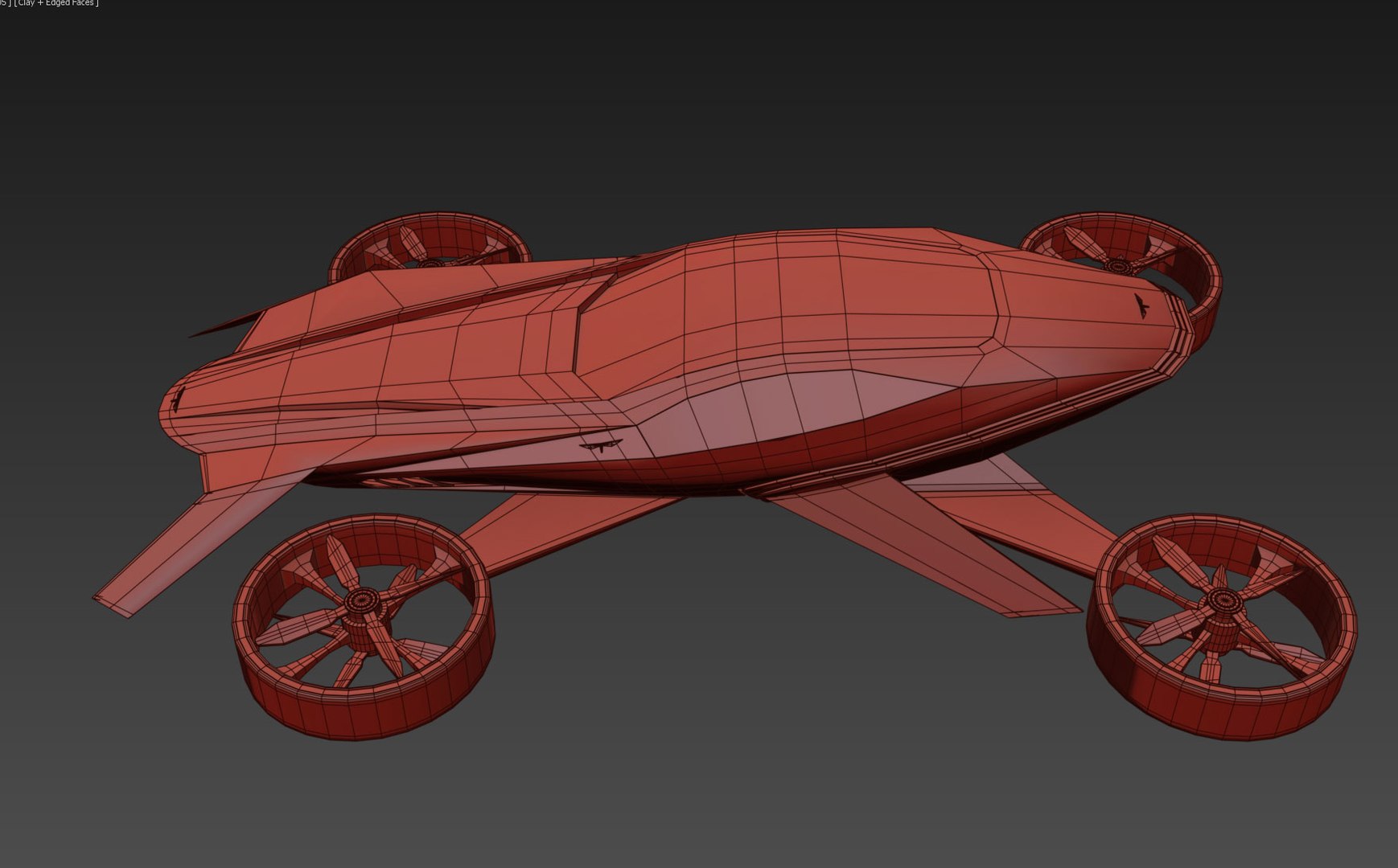 Car Copter 3D - TurboSquid 1341233