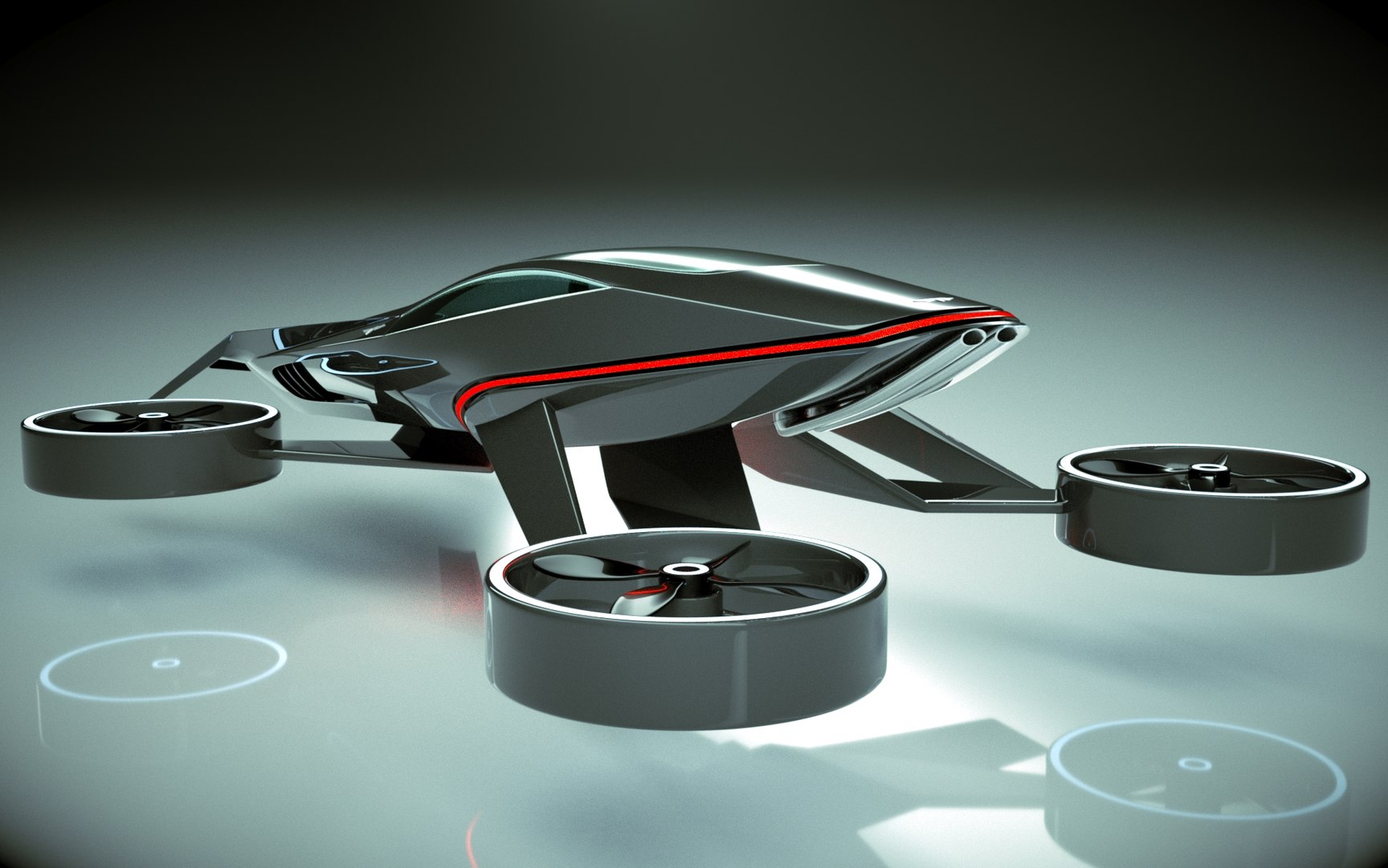 Car Copter 3D - TurboSquid 1341233