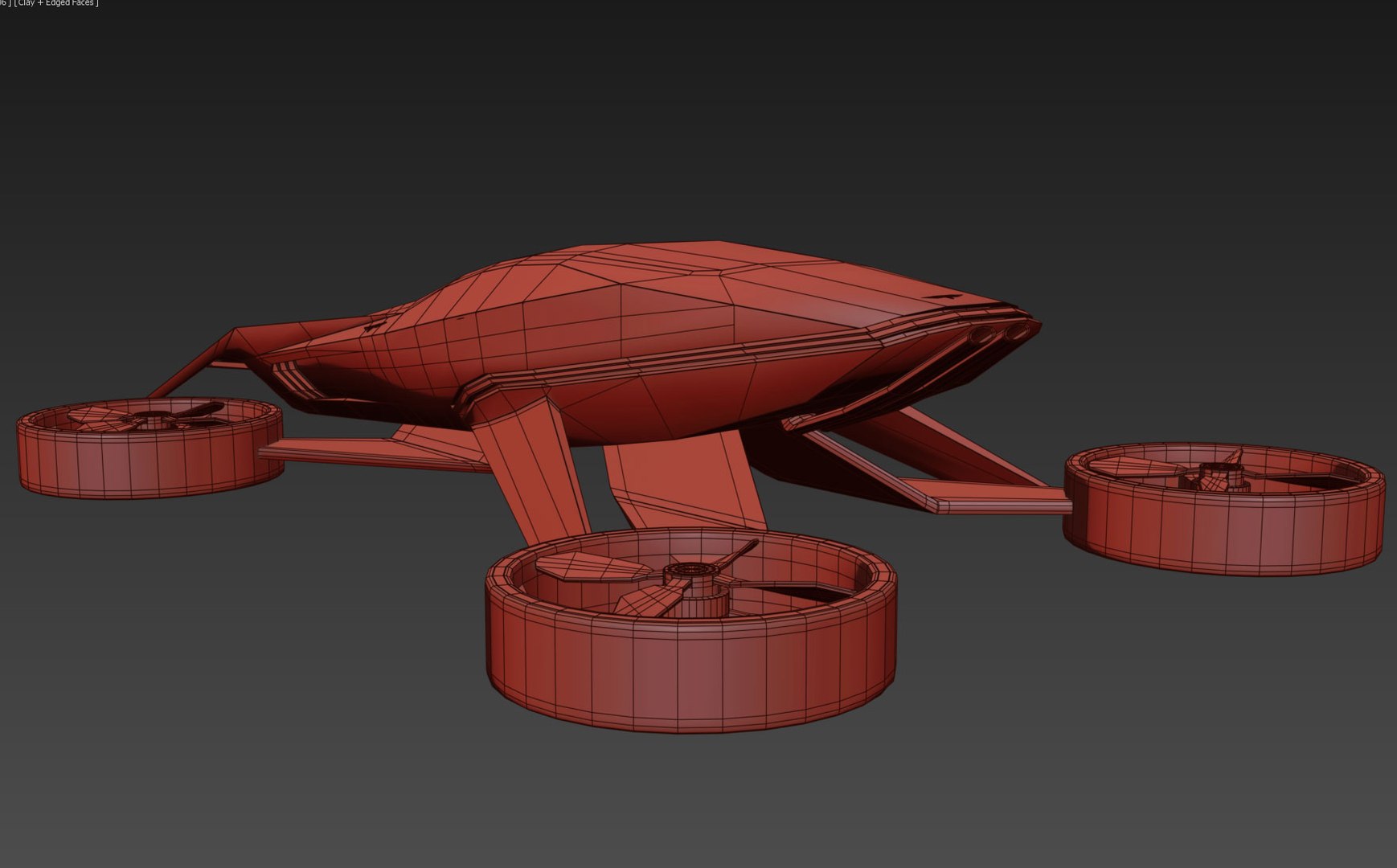 Car Copter 3D - TurboSquid 1341233