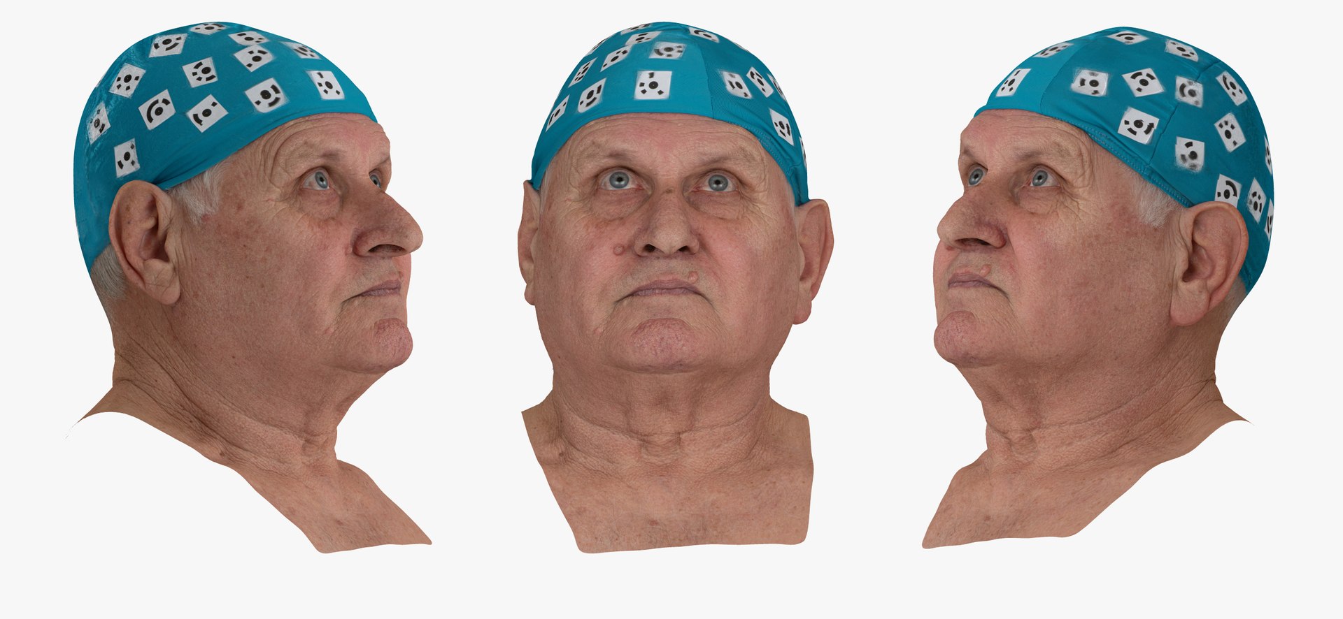 Homer Human Head Eyes Turn Up AU61 RAW Scan model - TurboSquid 1737800